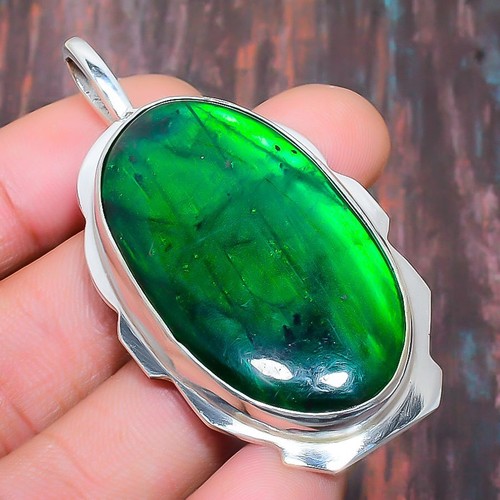 Green Labradorite Gemstone Handmade Gift Jewelry Pendant 2.36" A484 | eBay