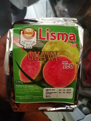 Guava Tea Lisma Pure Ceylon Black Tea Loose Leaf Tea 100g | eBay