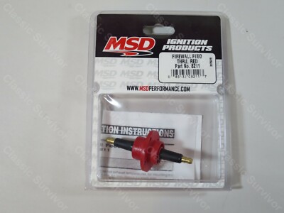 MSD Ignition Feed thru Firewall MSD 8211 | Aftermarket Branded