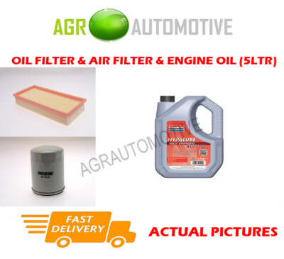 PETROL OIL AIR FILTER KIT + FS 5W40 OIL FOR MG TF 1.8 160 BHP 2002-05 ...