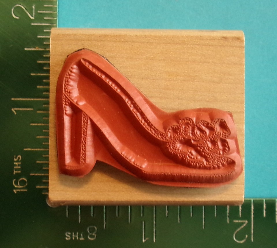 All Night Media FANCY SHOE Rubber Stamp Fashion High Heel | eBay