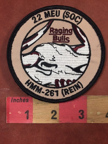 22 MEU SOC RAGING BULLS HMM 261 MARINE CORPS Patch 83M2 | eBay