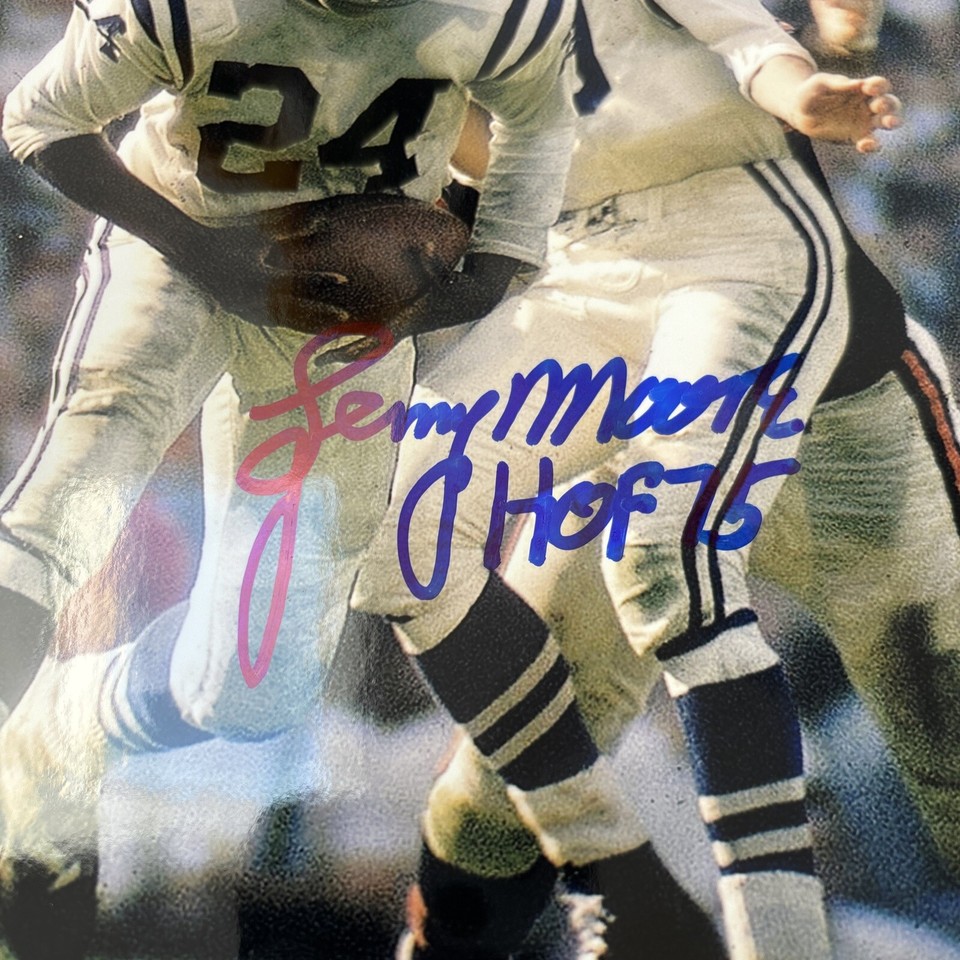 Lenny Moore Baltimore Colts Autographed/Signed 8x10 Photo JSA ...