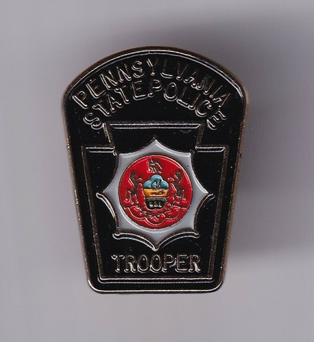 RARE PINS PIN'S .. POLICE UNIT OFFICER BADGE PENSYLVANIE STATE TROOPER ...