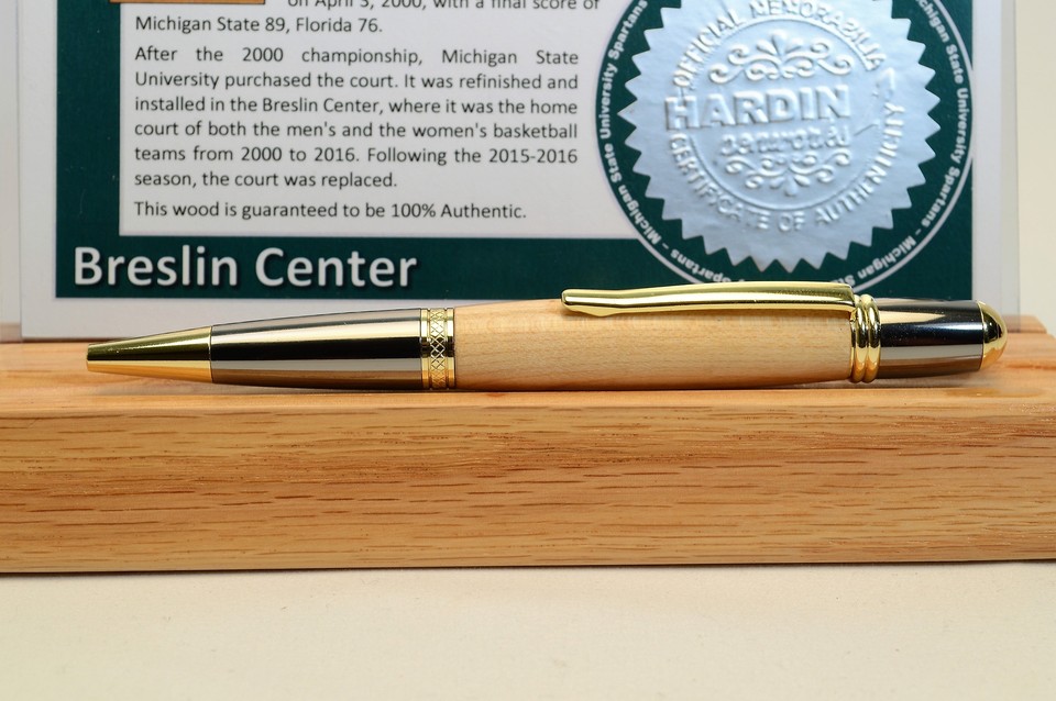 Pen Made From Michigan State University's Breslin Center Wooden ...