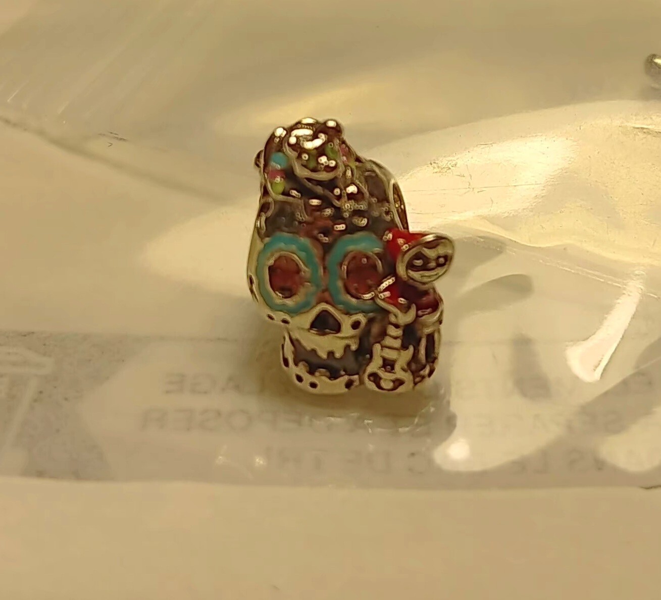 Coco Miguel & Dante Skull Glow-in-the Dark Charm - Gem