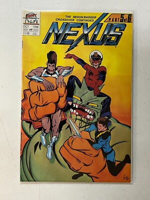 NEXUS 49 BADGER CROSSOVER Mike Baron Steve Rude FIRST COMICS 1988 ...