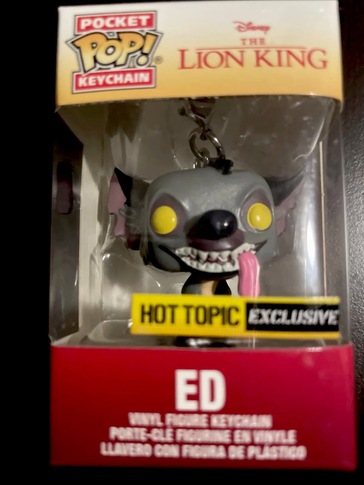 Funko Pocket Pop Keychain Disney Lion King Ed The Hyena Hot Topic for ...
