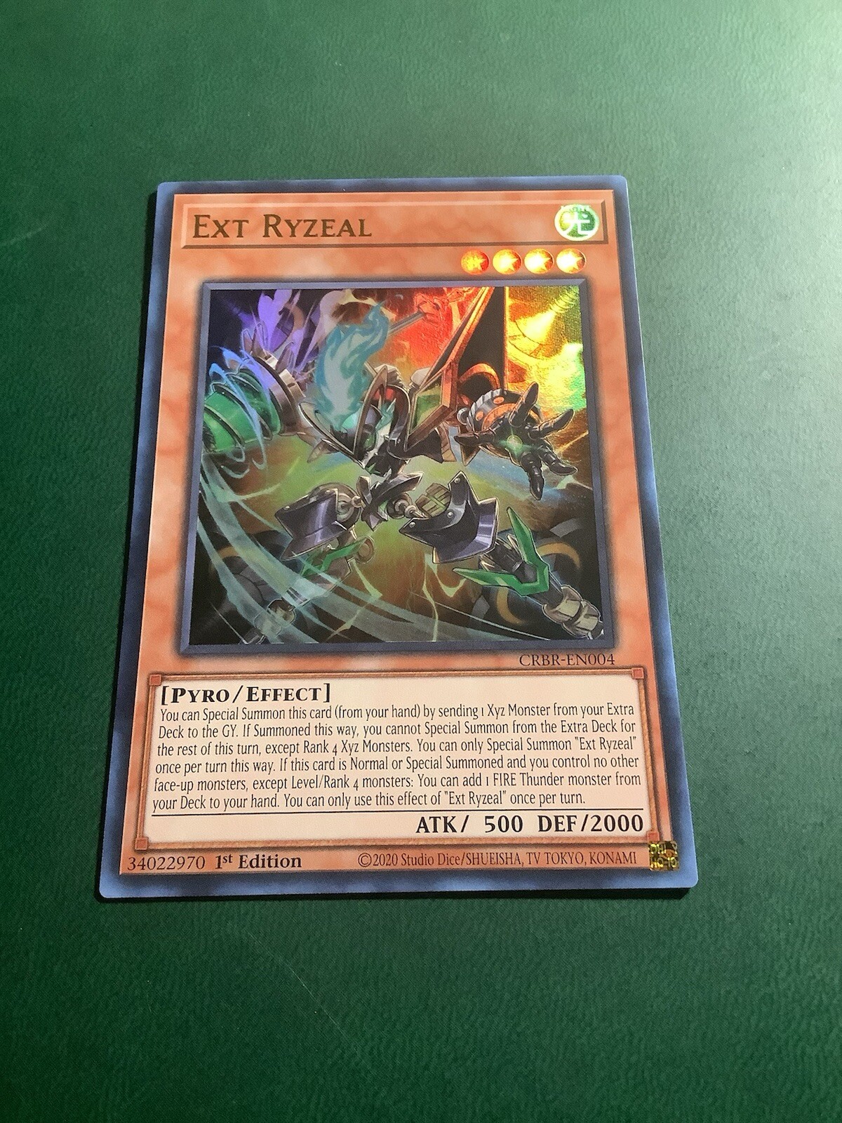 Yugioh Crossover Breakers - Ext Ryzeal - Ultra Rare - CRBR-EN004 | eBay