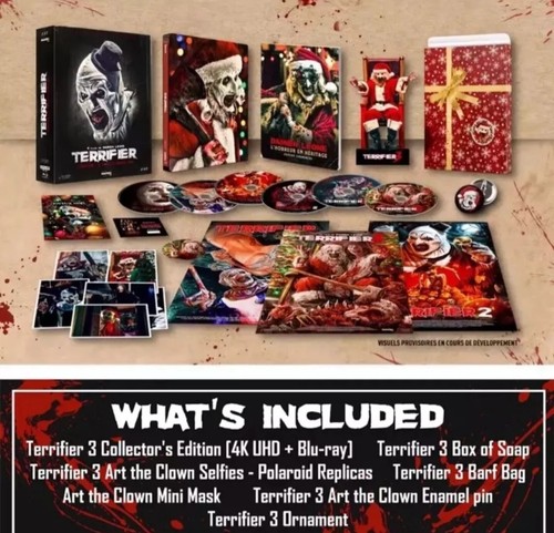 Terrifier 3 Amazon Limited Edition Collector’s Box Set - Presale | eBay