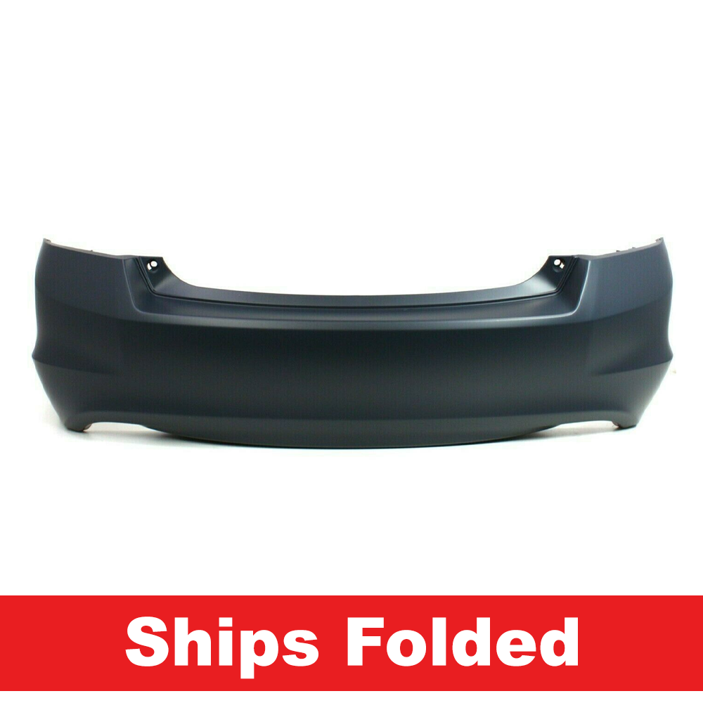 New Rear Primed Bumper Cover For 2008-2012 Honda Accord Sedan 3.5L V6 ...