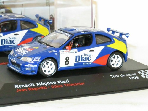 RENAULT MEGANE MAXI #8 TOUR DE CORSE 1996 RAGNOTTI IXO NEW 1/43 ALTAYA ...