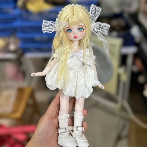 1/6 BJD Doll Ball Jointed Kids Gift Pretty Girls Full Set Dress Makeup ...