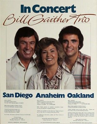 Bill Gaither Trio In Concert RARE 1984 San Diego Anaheim Oakland ...