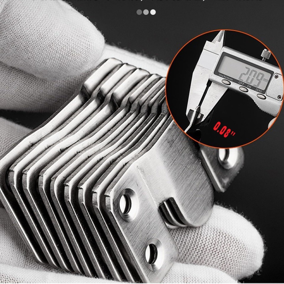 12 Pcs Flush Mount Bracket Interlocking Z Clips Picture Hangers for ...