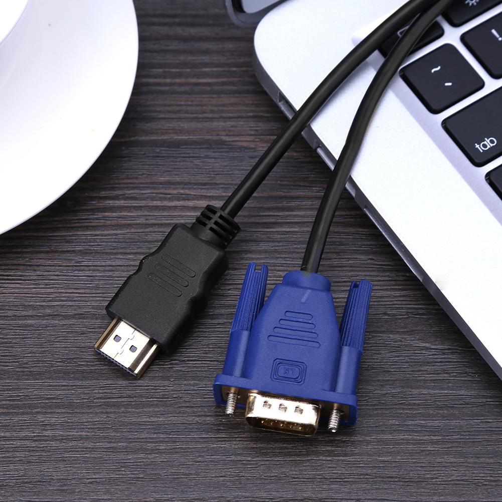 6/10ft Transfer Wire HDMI-compatible Male To VGA Male Video Adapter ...