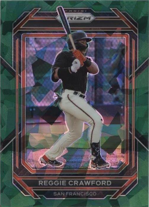 2023 Panini Prizm - Reggie Crawford #174 Green Ice Prizm (RC) for sale ...