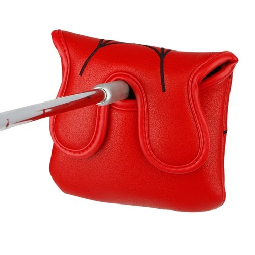 Red Spider Central Shaft Square Mallet 2Ball Golf Putter Cover Magnet ...