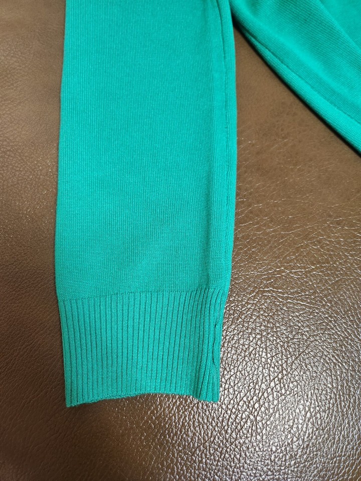 Kelly Green Cardigan Sweater. NWT. Large. By Tenney Rose. Cute. | eBay