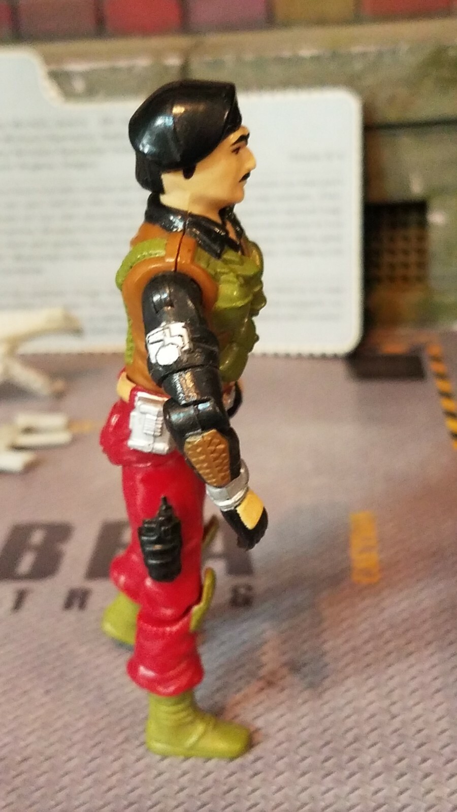GI JOE ~ 1986 DIAL TONE MISSION BRAZIL ~ HIGH GRADE & UNCRACKED ~100% ...