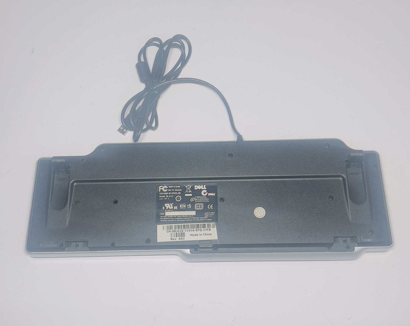 Dell SK-8135 USB Hub Wired, Multimedia Keyboard - Black for sale online ...