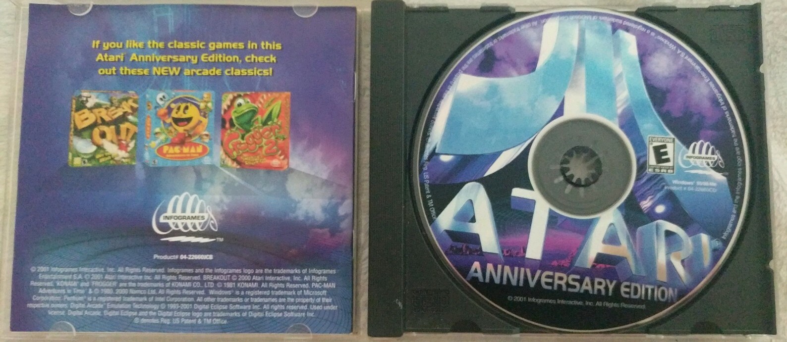 Atari Anniversary Edition (PC, 2001) CD-ROM edition 742725226609| eBay