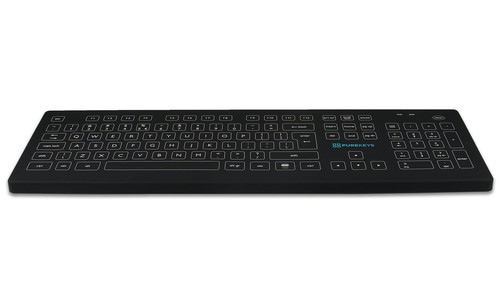 Medical Keyboard Full Size USB-Cabled Black for Hospital, Dentist ...