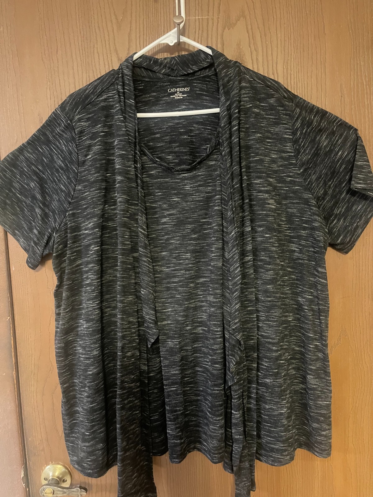 Catherines Womens Plus Size 2X Polyester Rayon Shirt with Attached ...