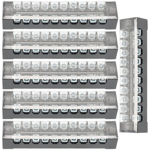 6 Pcs Terminals Fixed Block Wire Connector 15A 10-position Board | eBay