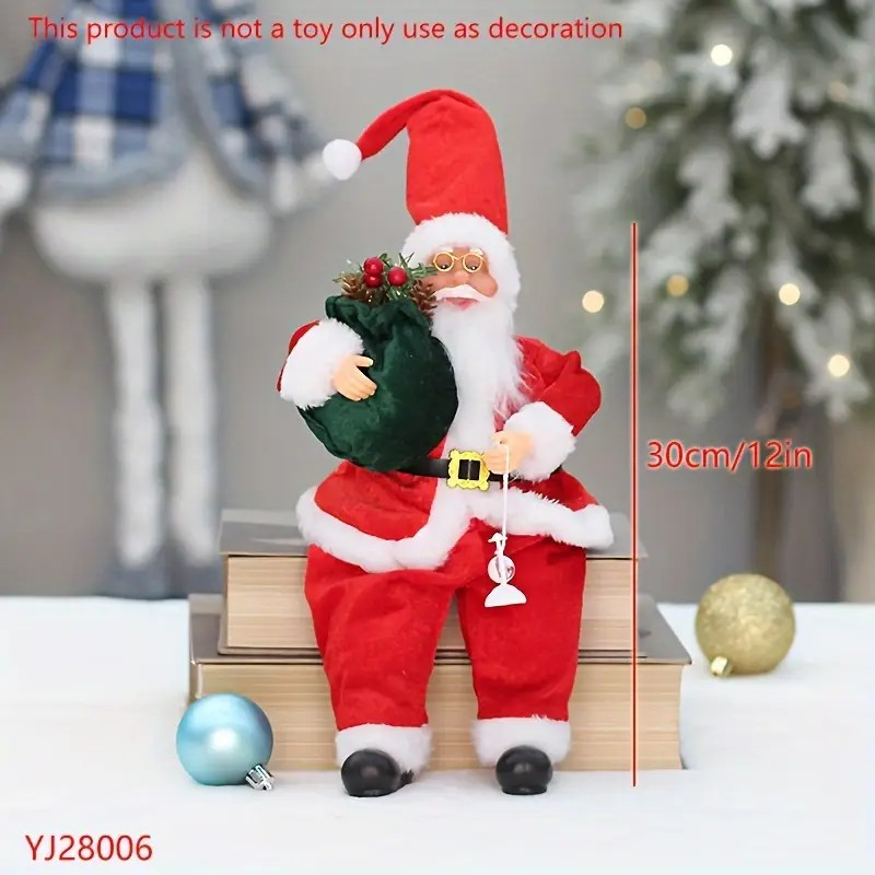 Father Christmas Traditional Standing Figures Santa Claus - 5 Different ...