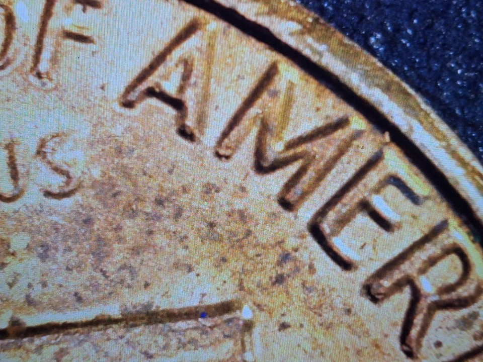 💥 1982 Lg. Date Penny. 3.1g. DDO/DDR Variety D. Cracks Reverse & "CROSS ...