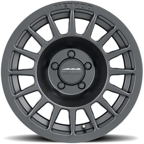 (Set of 4) Method MR707 Bead Grip 17x8.5 5x100 +38mm Matte Black Wheels ...