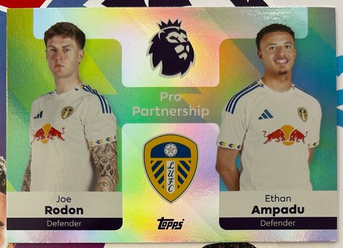 Topps Premier League 2026 - RODON & AMPADU (LEEDS UNITED) Pro ...