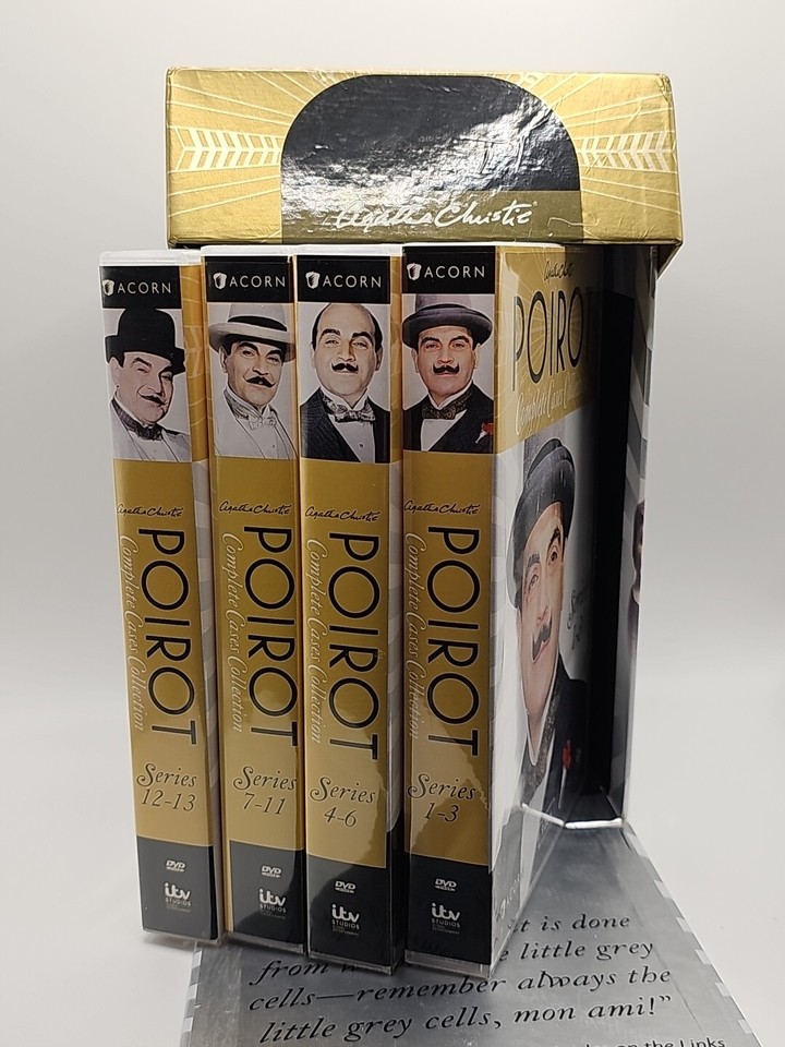 Agatha Christies Poirot: Complete Series Collection ***Missing 3 Discs ...