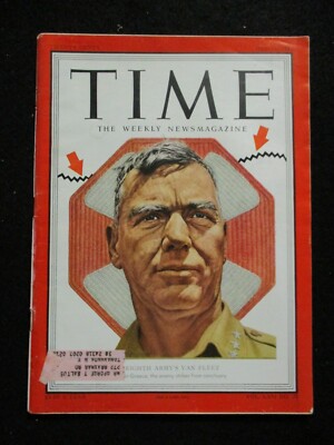 Vintage Time Magazine May 14, 1951 Eighth Army's Van Fleet cover | eBay