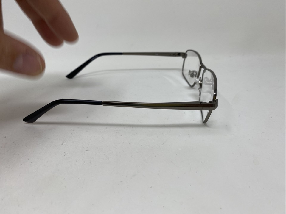 TEMPO MM 1027 GUNMETAL 54/15/140 FLEX HINGE EYEGLASSES FRAME METAL CP79 ...