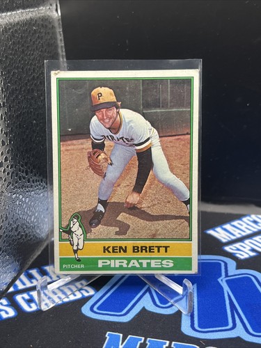 1976 Topps Baseball Ken Brett Card #41 Pittsburgh Pirates EX (C) | eBay