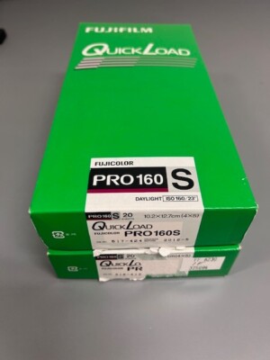 Fuji Pro 160s 4x5 Quickload Color Neg. Film has been in cold storage. 3 ...