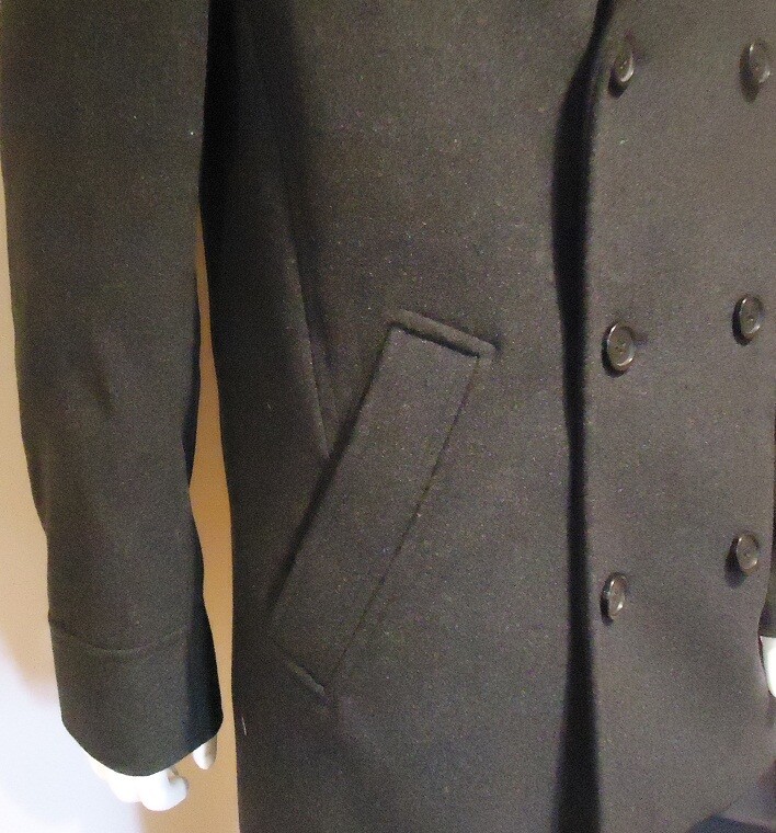 NWT HUGO (Red Label) by Hugo Boss Slim Fit Wool Blend Peacoat Coat ...