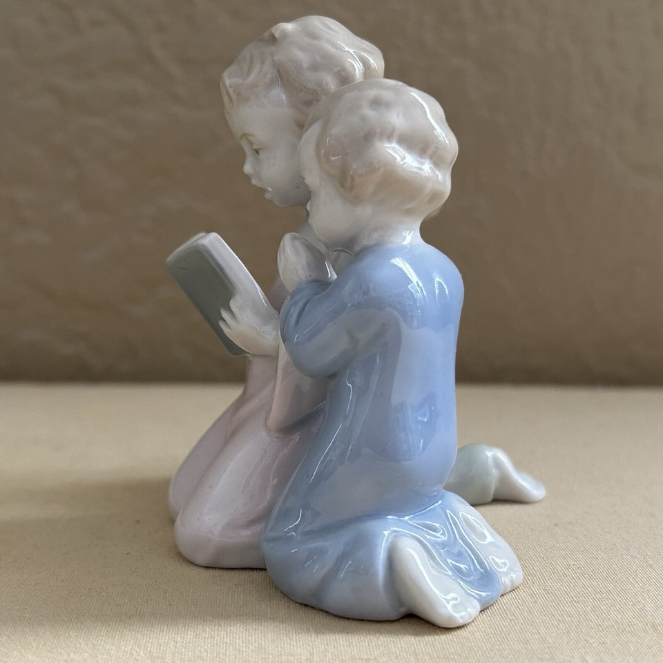 Metzler & Ortloff Porcelain Figurine 3 Girls Praying Made in Germany | eBay