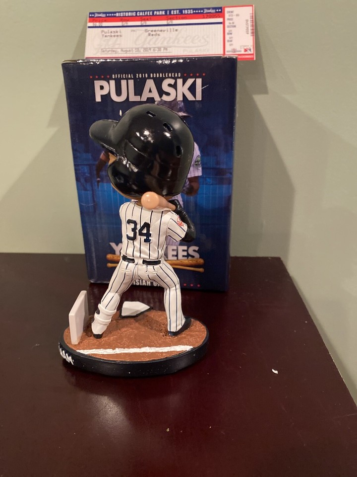 Isiah Gilliam Bobblehead Pulaski Yankees SGA 8/10/19 New | eBay