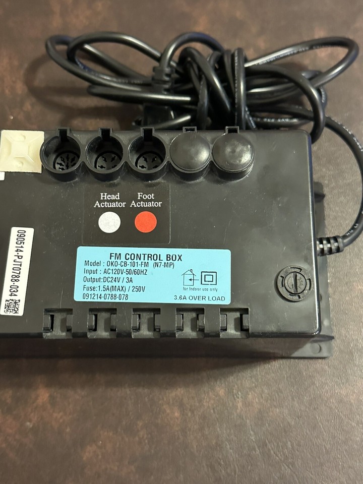 Adjustable Bed Control box Tempurpedic Stearns Foster Reflexion 7 OKO ...