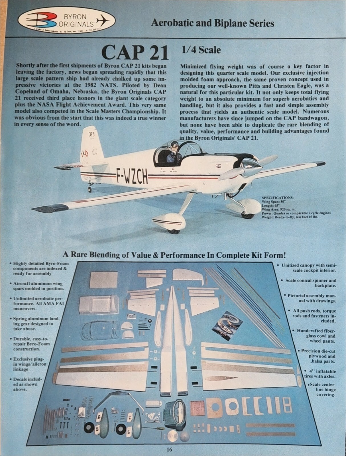 Byron RC CAP 21 Kit Print Ad Ephemera Wall Art Decor | eBay