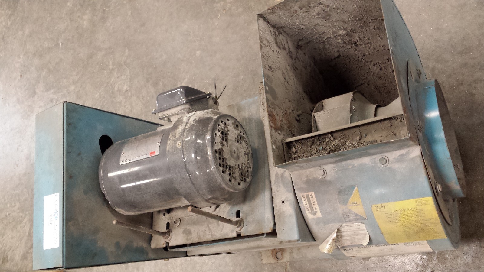 Bayley Industrial Fan Dayton Motor BI-105 #2598 | eBay