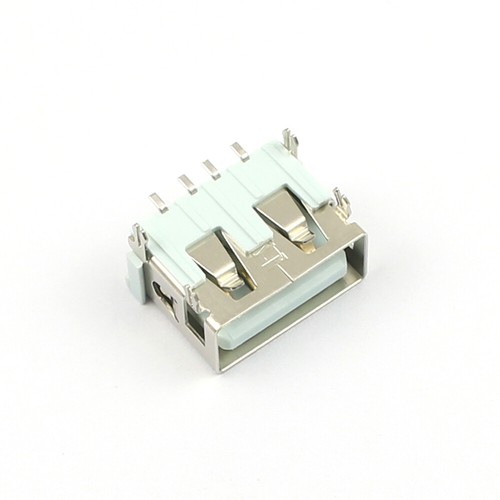 10Pcs USB 2.0 AF 4P Female Type A 4 Pin SMT SMD PCB Socket Connector 4 ...