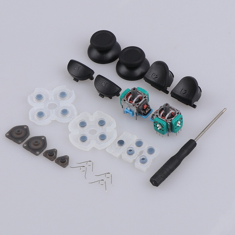 L1 R1 L2 R2 Trigger Buttons 3D Analog Joysticks Thumb Sticks Cap For ...