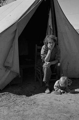 Eighteen year-old mother Dorothea Lange Poster Print | eBay