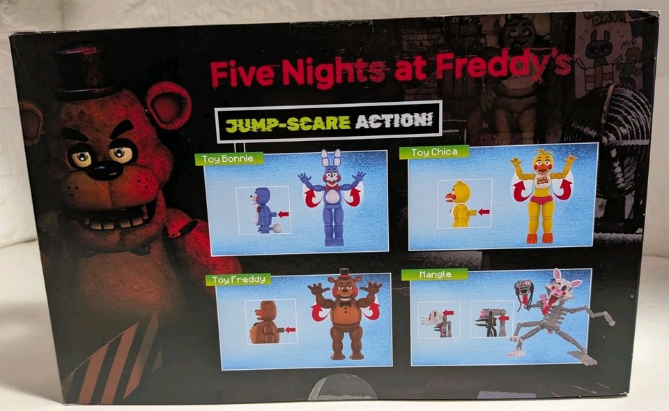 Target Exclusive FNAF Five Nights At Freddys Jump Scare Action 4 Pack ...