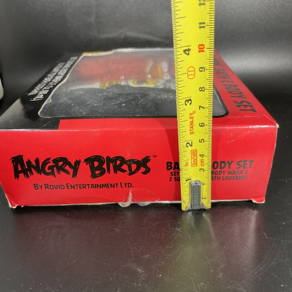 ANGRY BIRDS BATH & BODY SET 2012 NEW Old Stock 2 SQUIRT BATH TOY ...