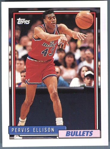 1992-93 Topps Washington Bullets Pervis Ellison #99 | eBay